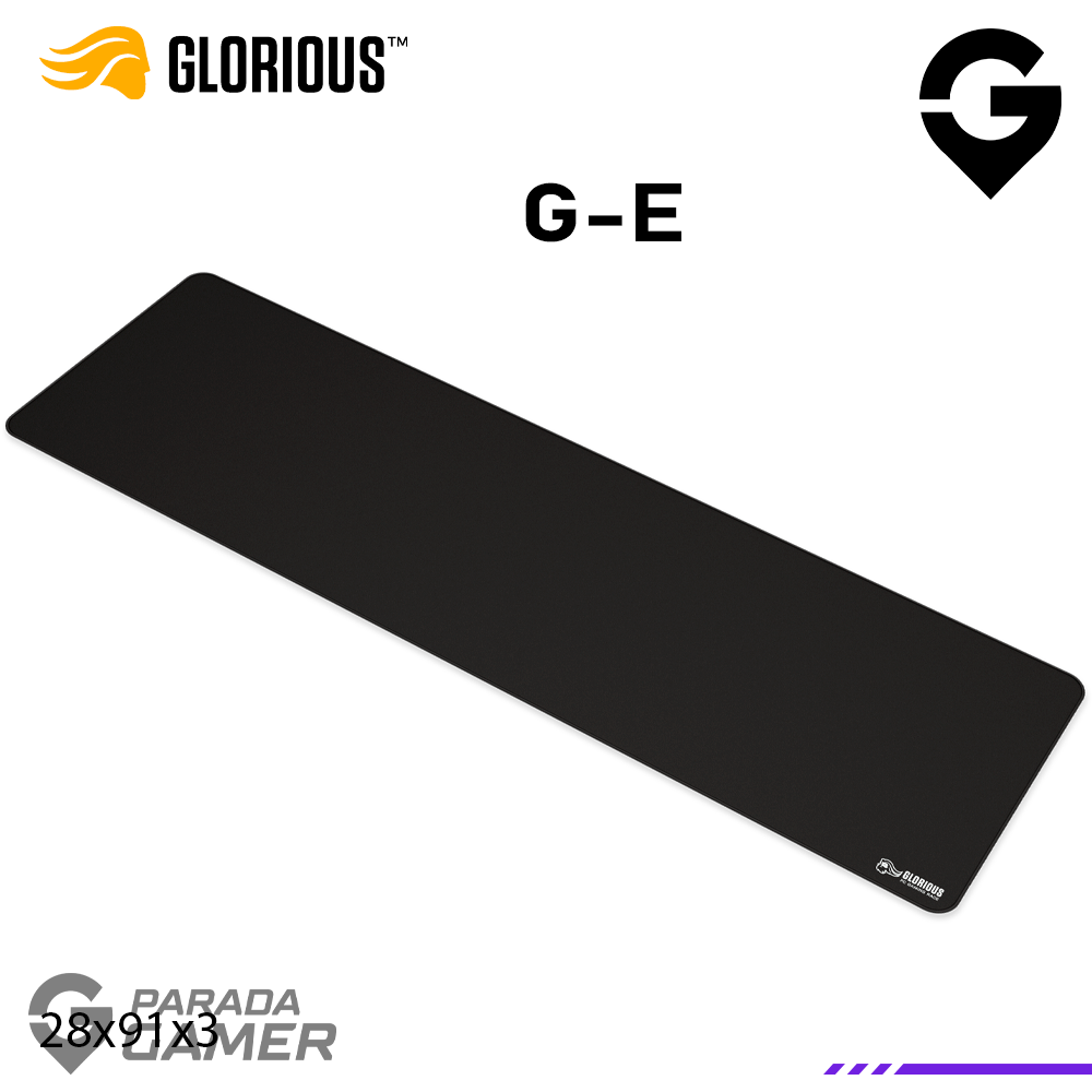 PAD MOUSE GLORIOUS (G-E) XL EXTENDED PRO GAMING/ 28X91 / BLACK ...
